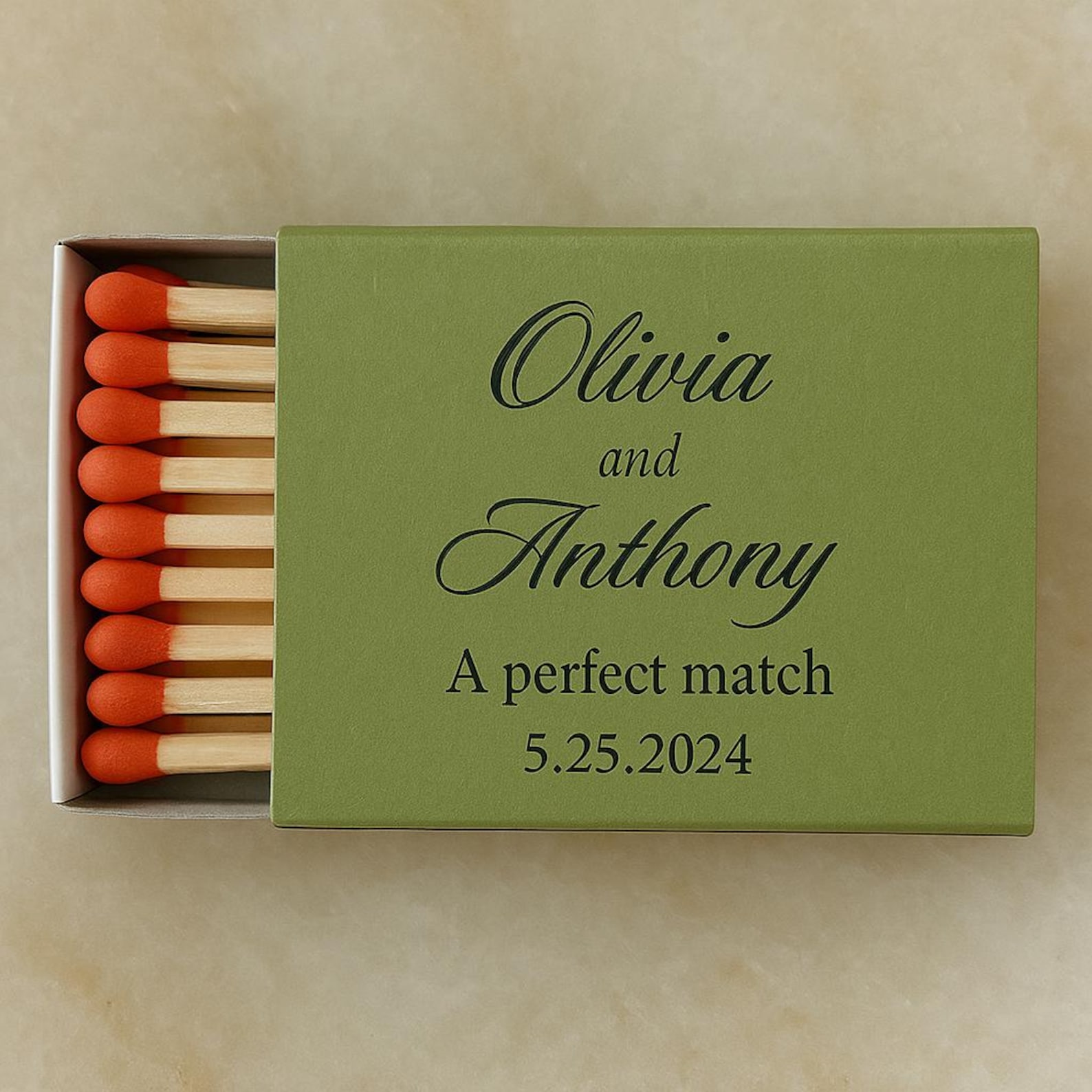 Custom Matchboxes Wedding Match Favors Match Boxes Candle Matches Party ...