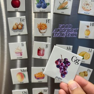 Aesthetic Letter Fridge Magnets Christmas Gifts for Kids Letters ...