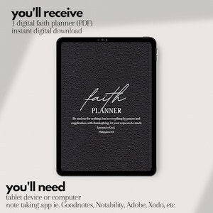 Faith Digital Planner 2023 2024 Undated Digital Planner 2023 Faith ...