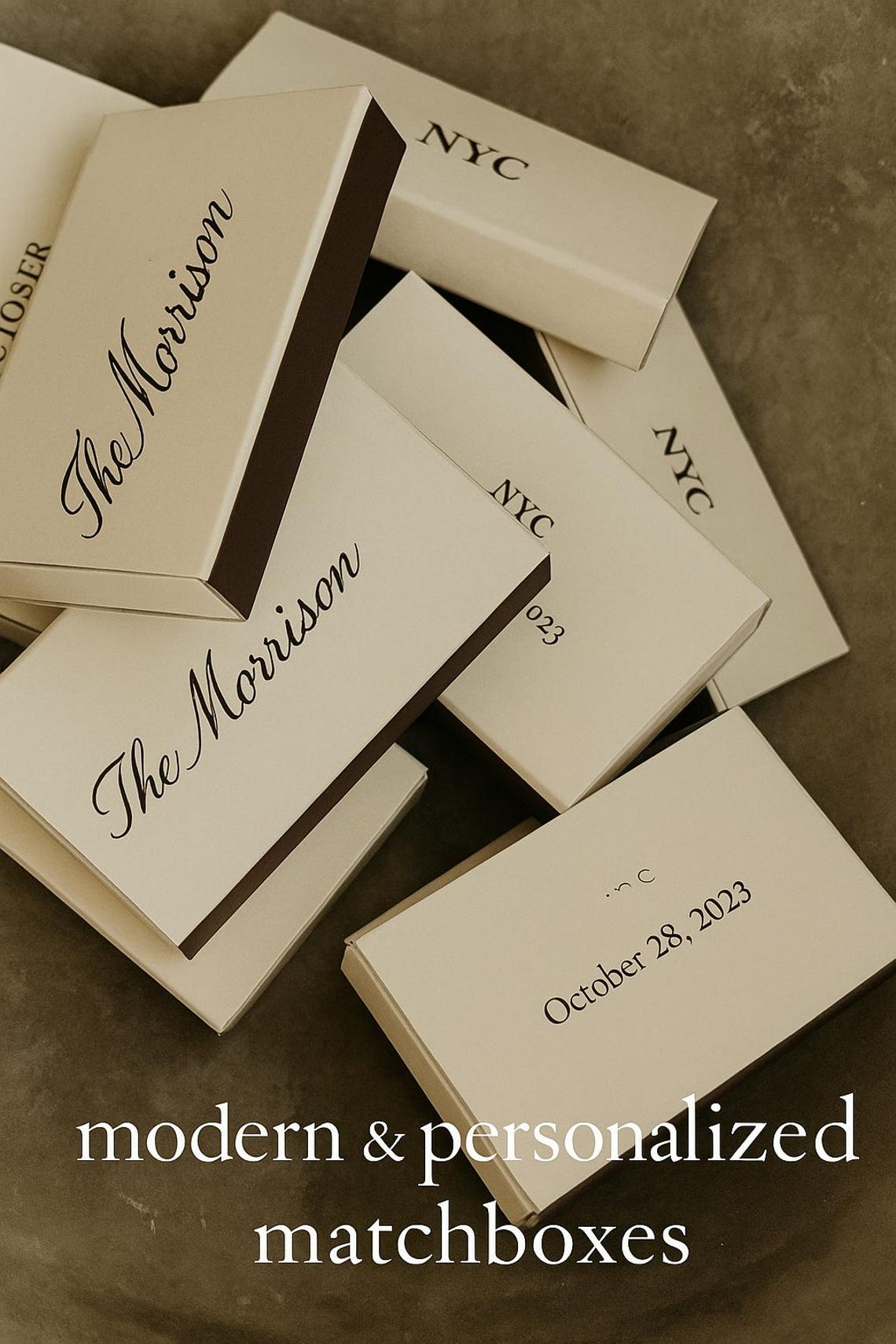 Custom Matchboxes Wedding Match Favors Match Boxes Candle Matches Party ...