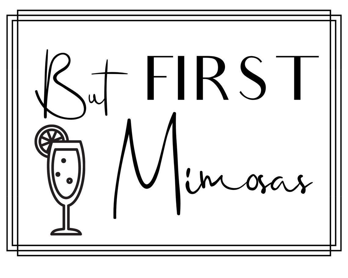 But First Mimosas Printable - Printable Word Searches