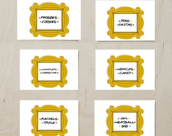 Friends Place Cards Printables, Friends Inspired, Friends Decorations ...