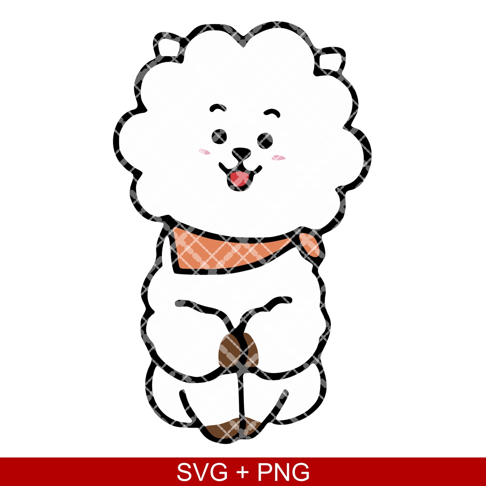 RJ BT21 SVG PNG - Etsy Hong Kong