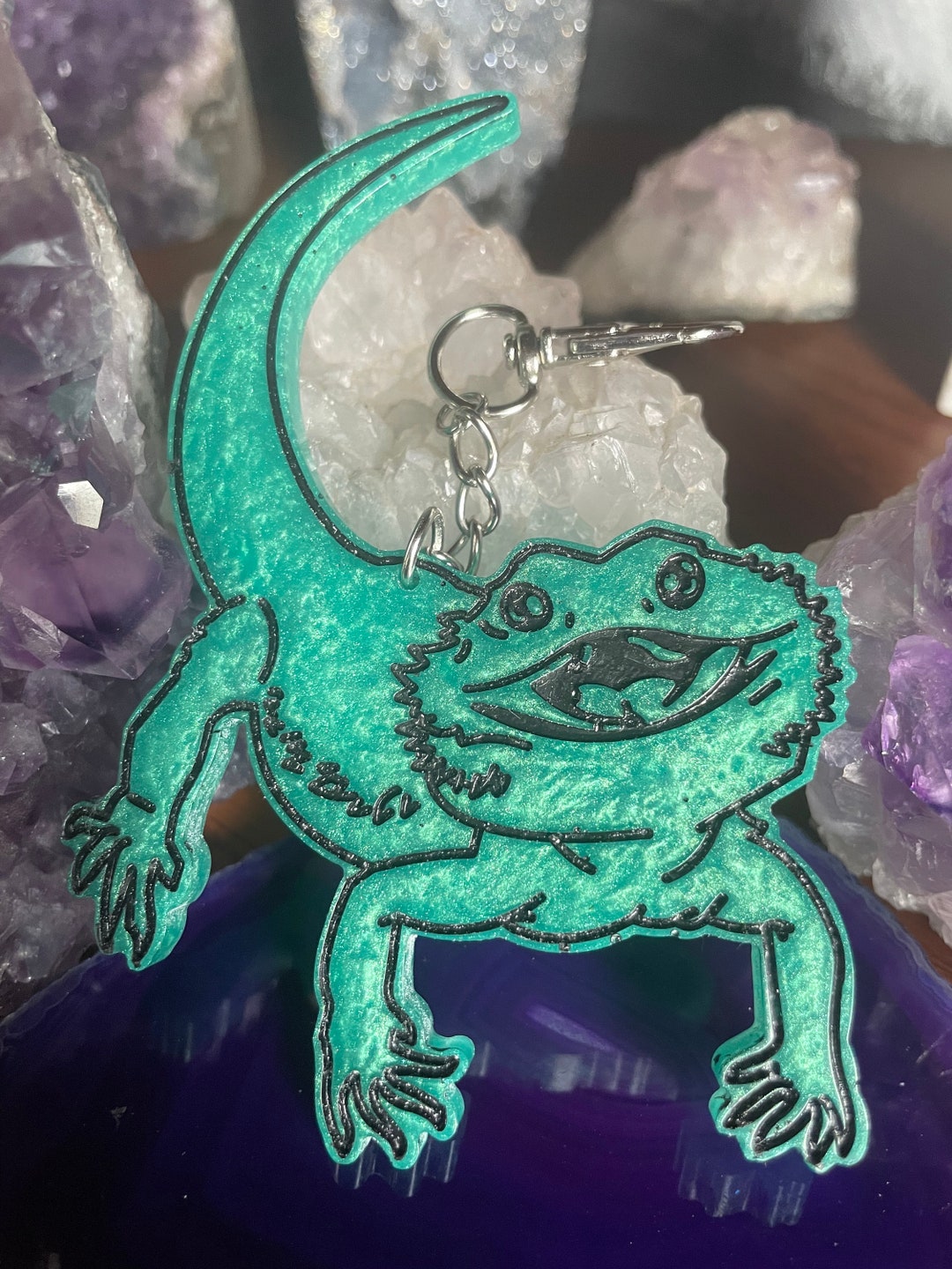 Bearded Dragon Keychain - Etsy