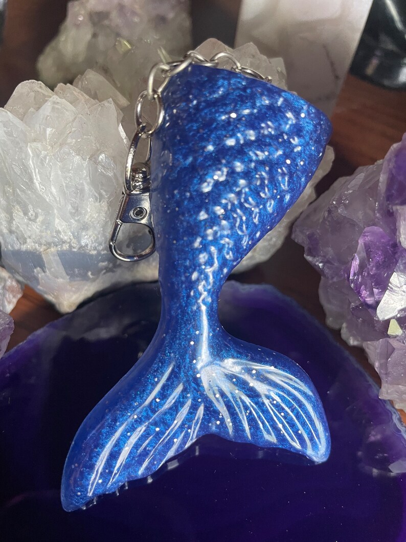 Mermaid Tail Keychain - Etsy