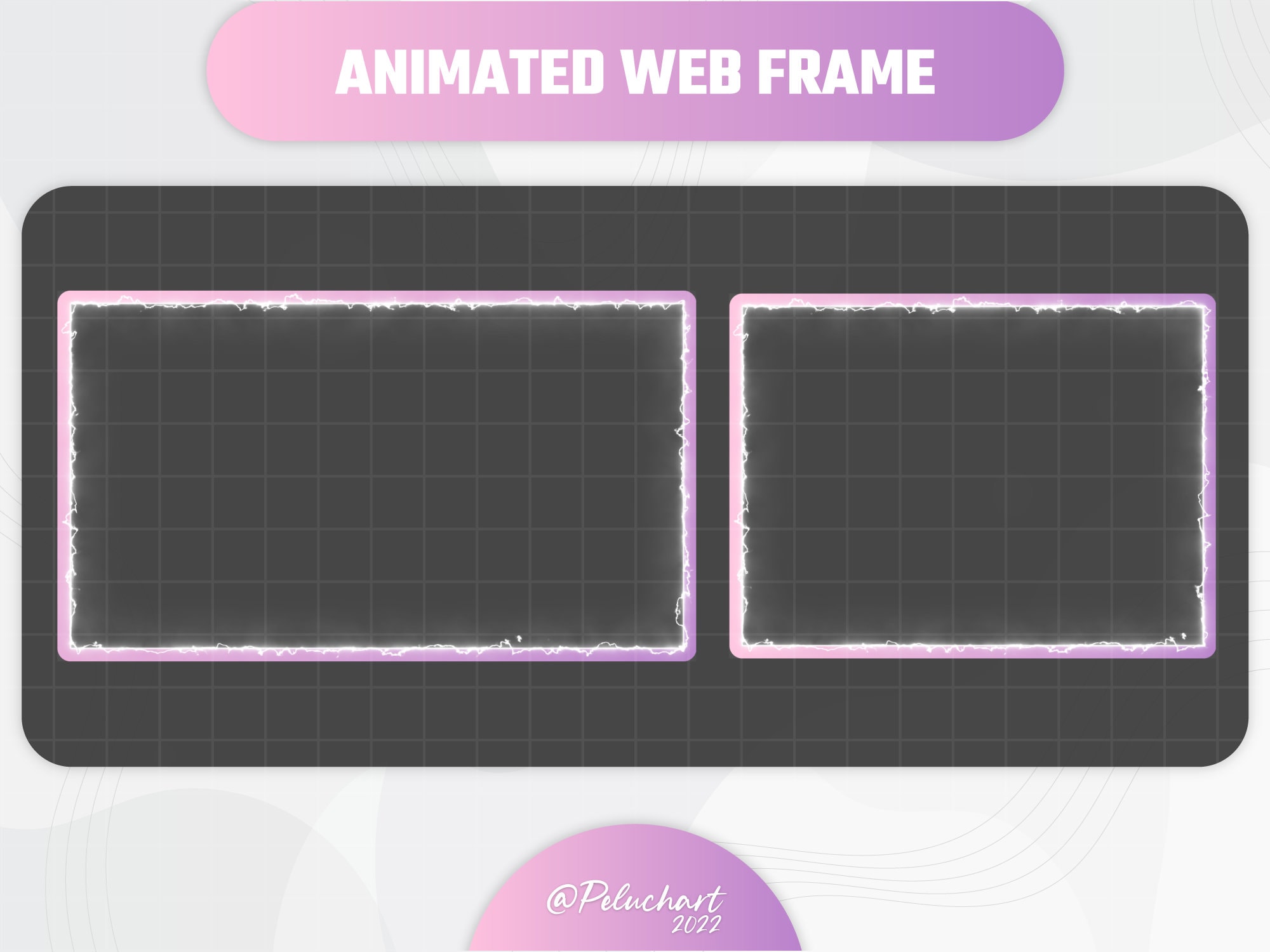 Digital Pink Animated Web Frame Drawing & Illustration etna.com.pe