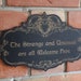 Victorian Wood Engraved Wall Art, Gothic Decor, Door Sign - Etsy