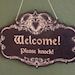 Victorian Door Sign, Wood Engraved Wall Art, Gothic Decor - Etsy