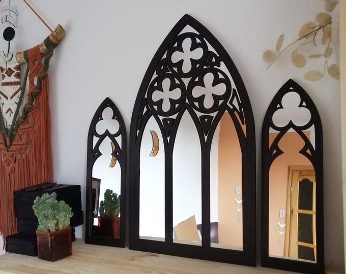 Gothic Mirror, Set of 3, Big Size - Etsy
