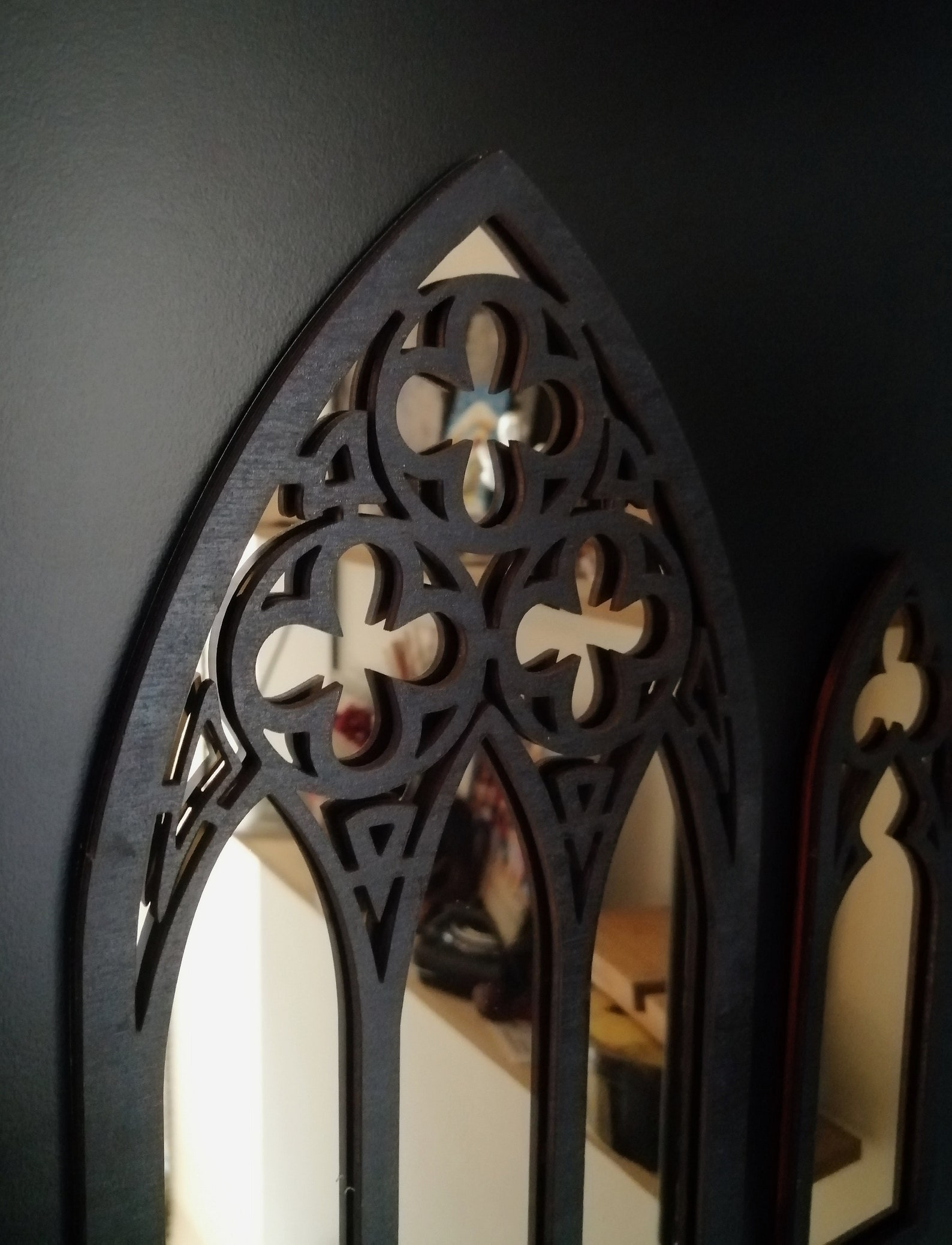 Gothic Mirror Set of 3 GOLD Mirrors Witchy Cathedral - Etsy