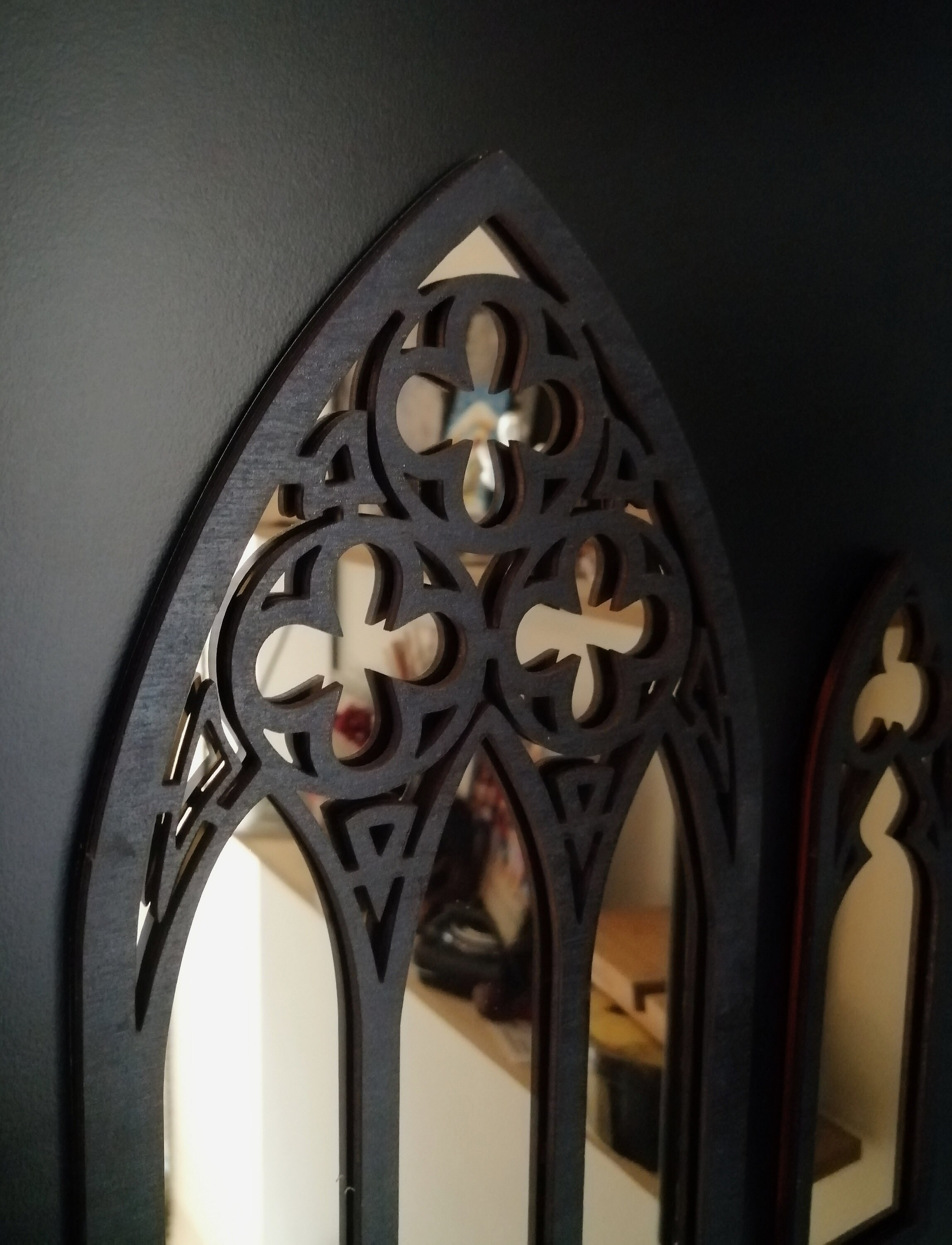 Gothic Mirror Set of 3 GOLD Mirrors Witchy Cathedral - Etsy