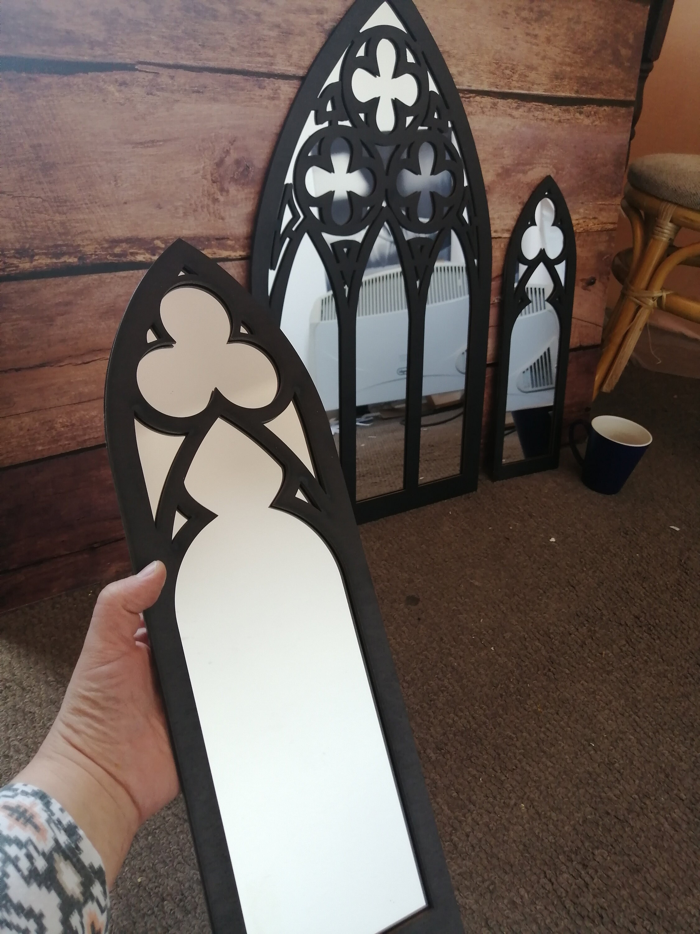 Gothic Mirror Set of 3 Big Size - Etsy