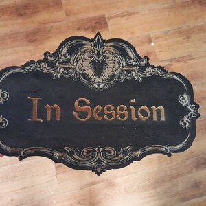 Victorian Door Sign, Wood Engraved Wall Art, Gothic Decor - Etsy