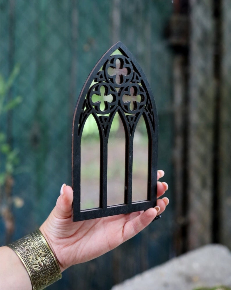 Gothic Mirror Cathedral Window Wall Decor - Etsy
