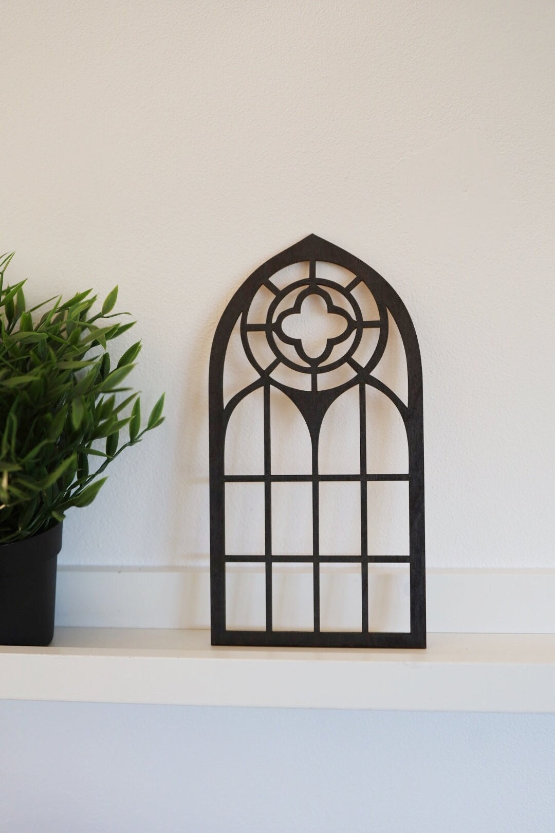 Gothic Mirror Black FRAME Cathedral Arch Window - Etsy