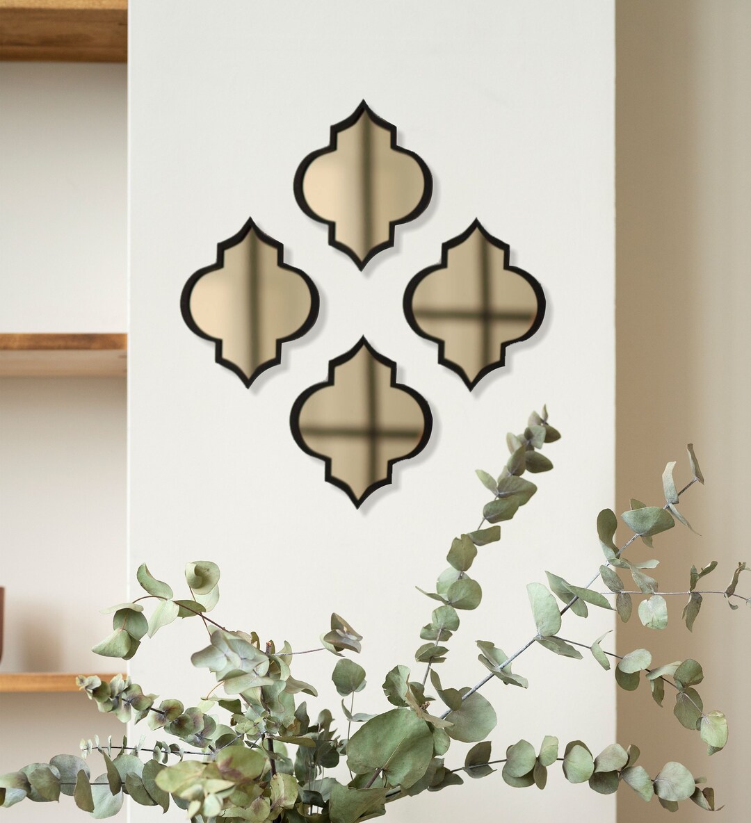 Moroccan Mirrors, Set of 4, Gold or Silver, Oriental - Etsy