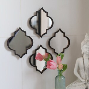 Moroccan Mirrors, Set of 4, Gold or Silver, Oriental - Etsy