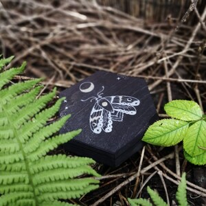 Moth Box, Jewellery Wooden Box - Etsy