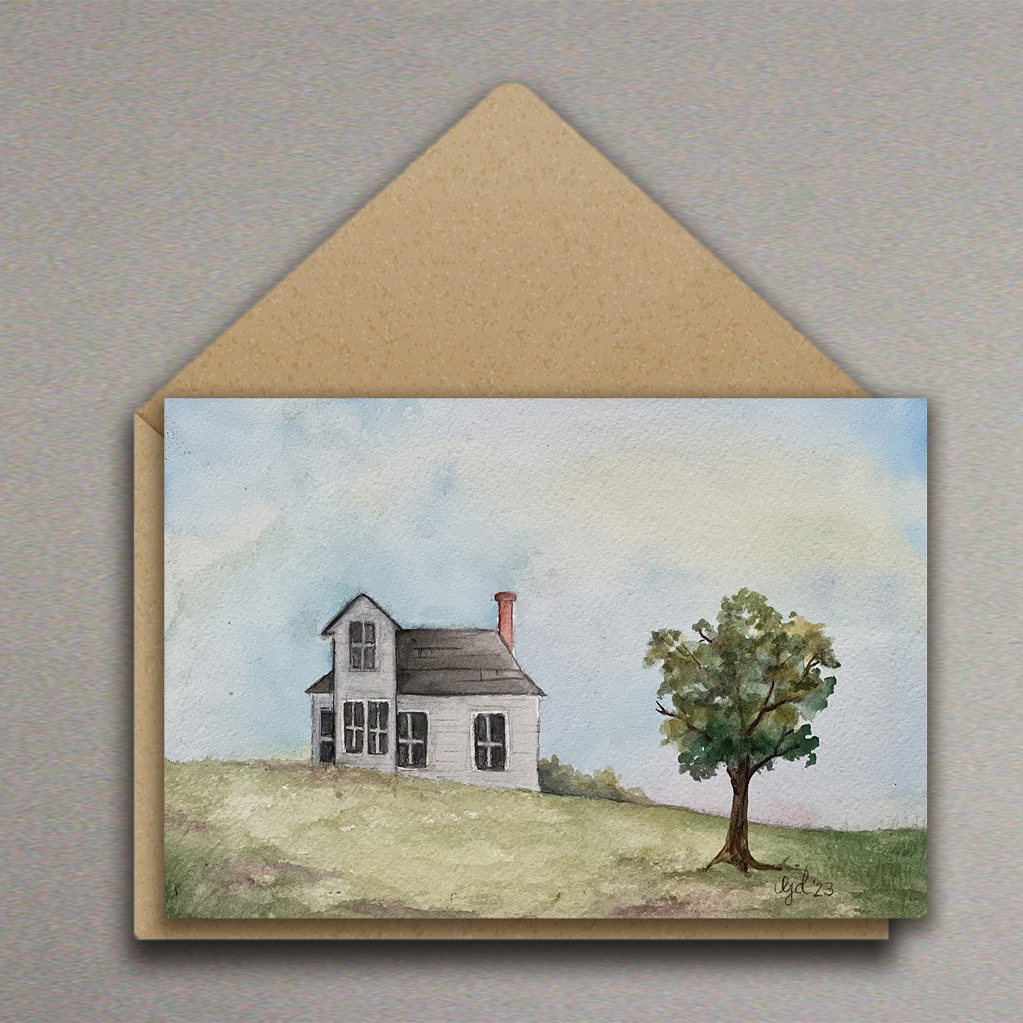 Countryside Farmhouse Notecards | Blank Inside | Greeting Card | Set of ...
