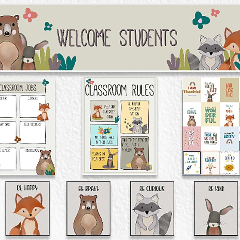 Woodland Classroom Theme - Etsy