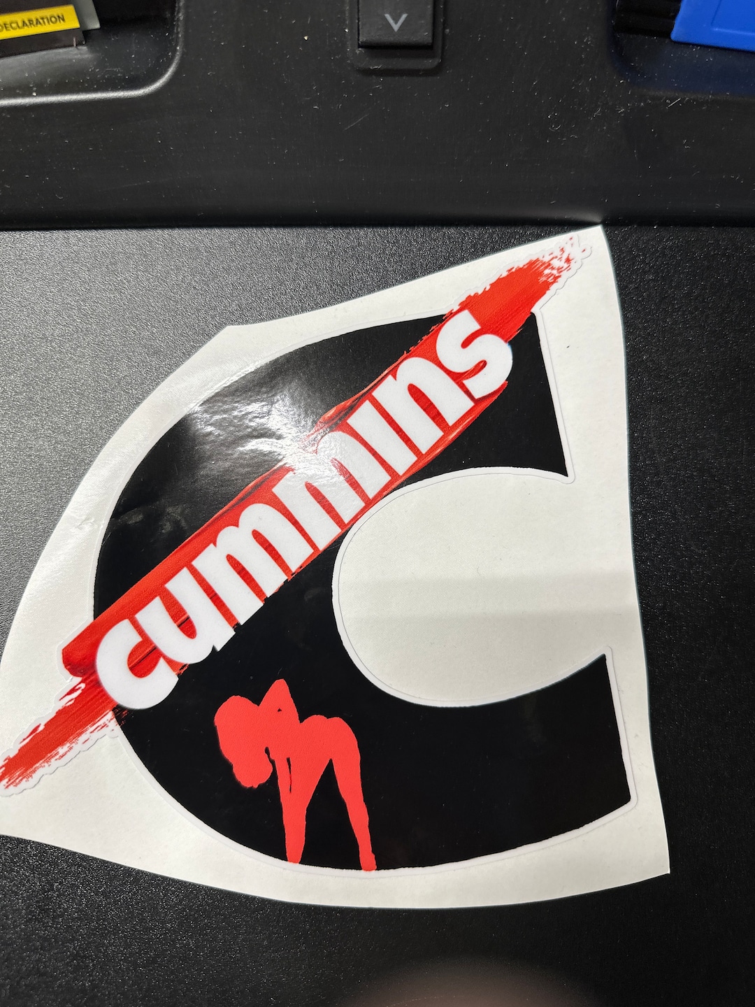Cummins Decal - Red and Black, 6-inch - Etsy