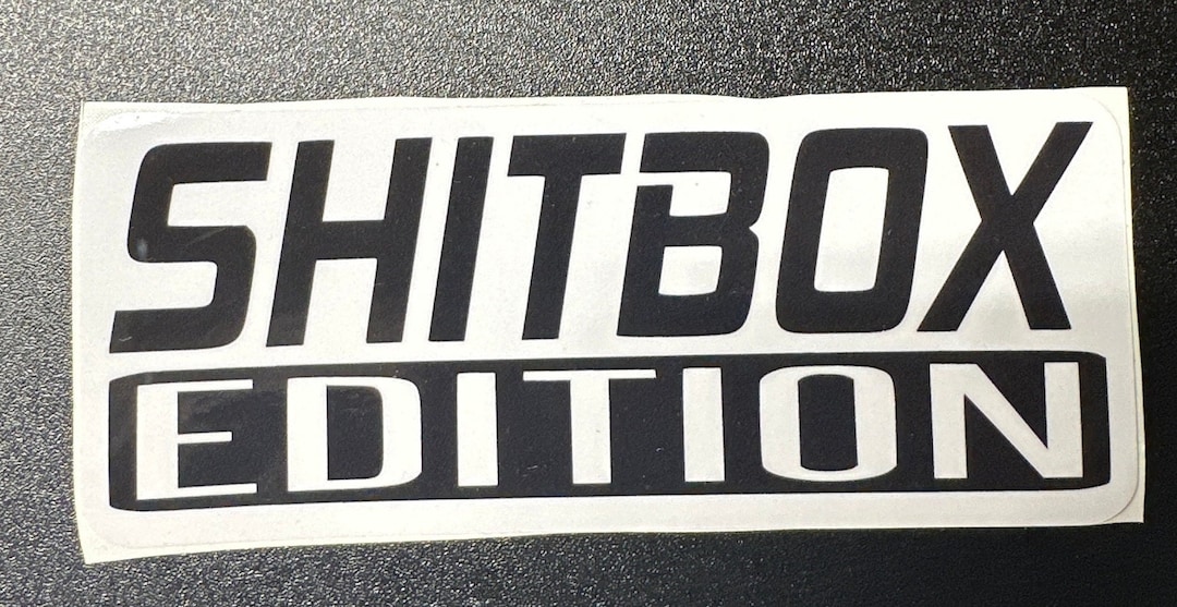 SHITBOX EDITION Decal - Etsy