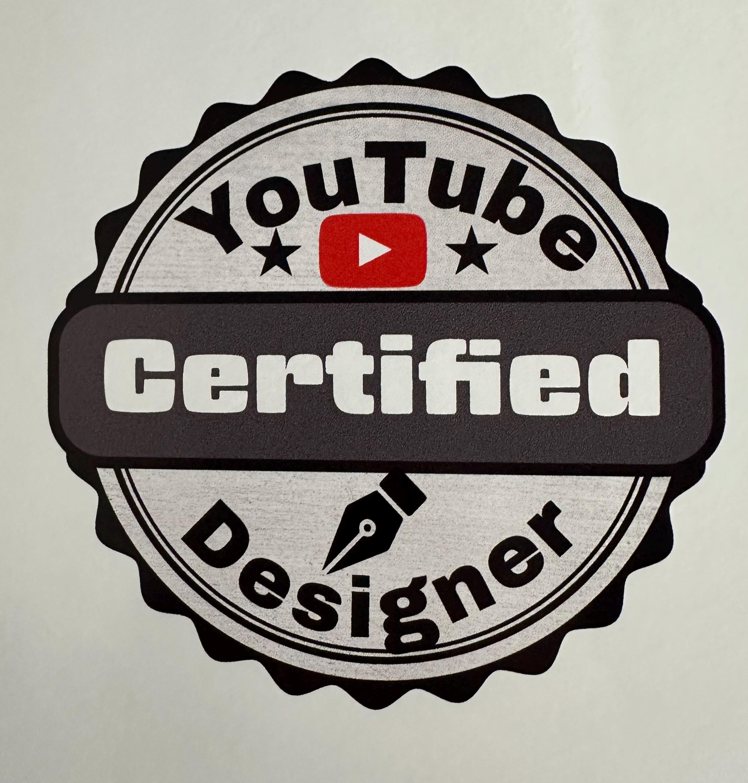 Youtube Certified Decal - Etsy