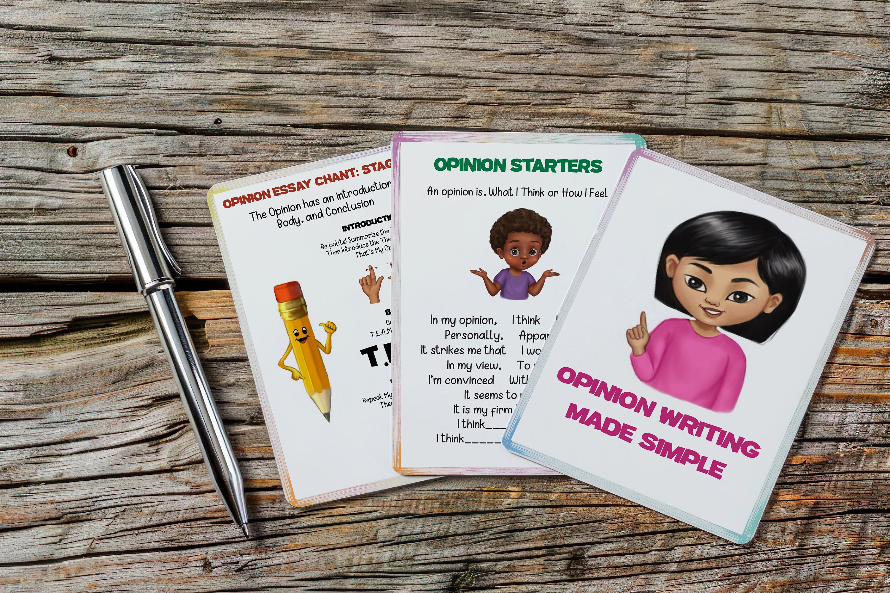 Opinion Writing Fun Learning Tool for Young Writers, Elementary Writing ...