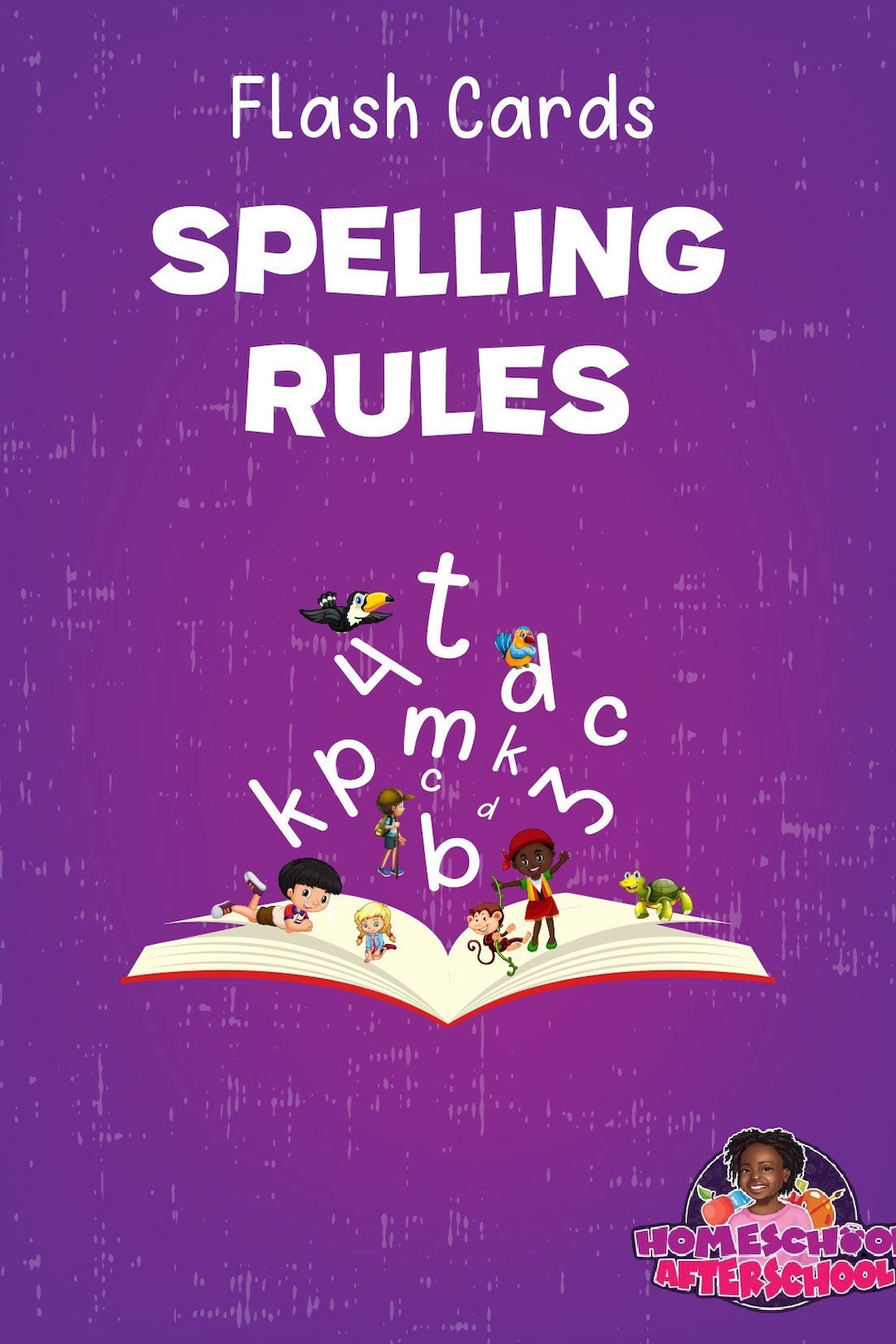 Spelling Rule Flashcard Highlighted Phonogram for Elementary Students ...