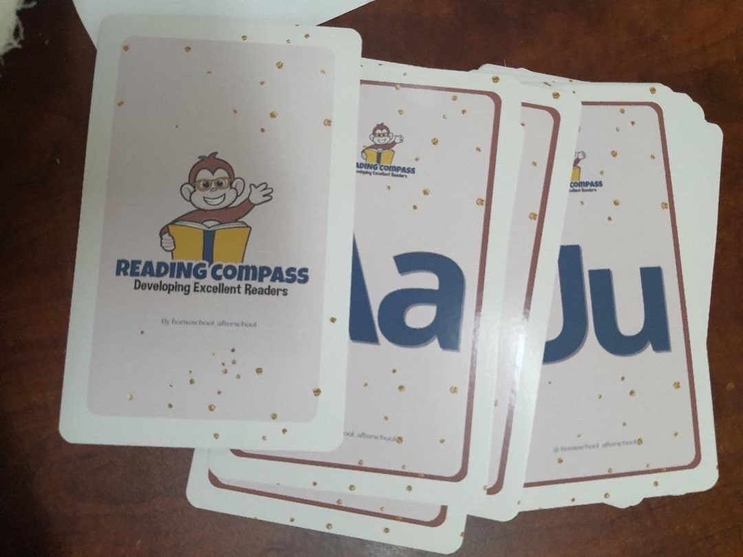 Phonics Reading Program for Children Science of Reading Flashcards ...