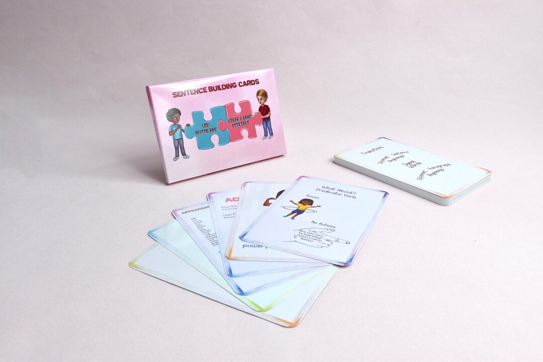 Sentence Building Activity Writing Kit for K-8- Educational Tool for ...