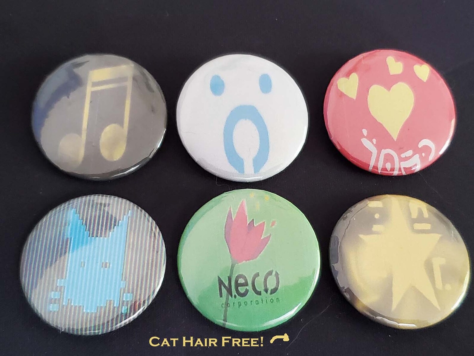 Stray Badge Set Stray Game, Stray Game Pins, Stray Game Badges, Stray ...