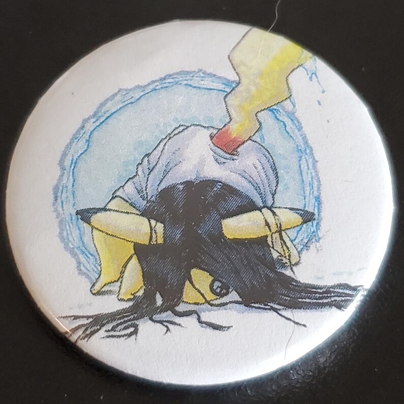 Horrorchu Button Pins Horror Icons, Pikachu, Elvira, Freddy, Chucky ...