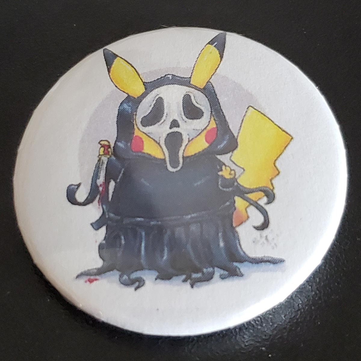 Horrorchu Button Pins Horror Icons, Pikachu, Elvira, Freddy, Chucky ...