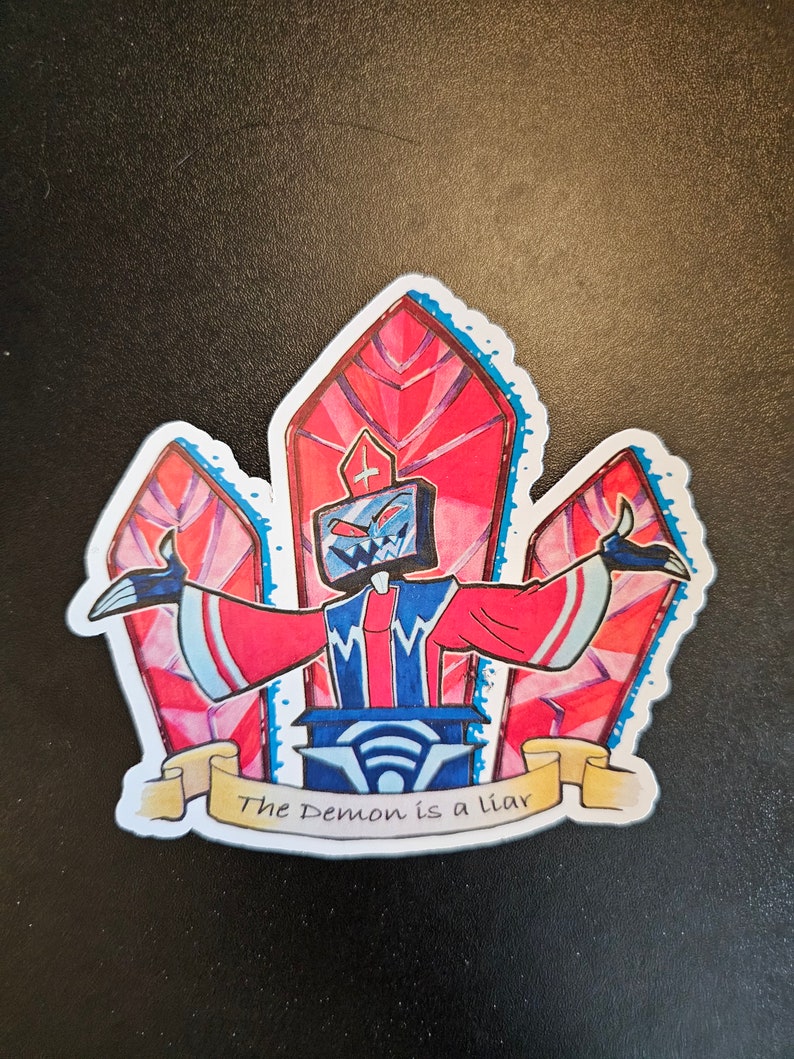 Vox Demon Is A Liar Hazbin Hotel Alastor Niffty Adam Angel Dust