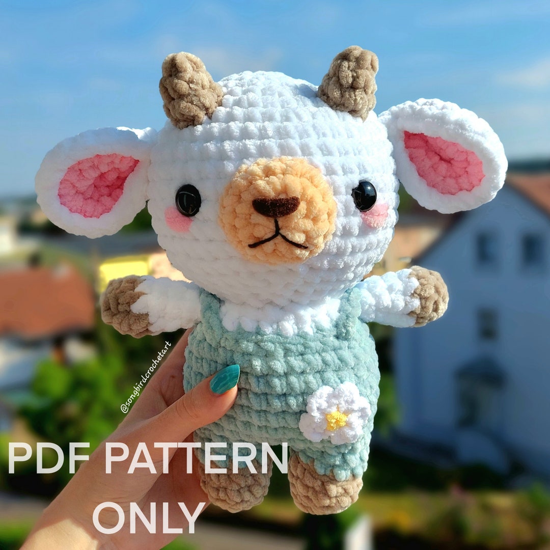 Digital PDF Pattern ONLY Baby Goat Crochet Pattern - Etsy