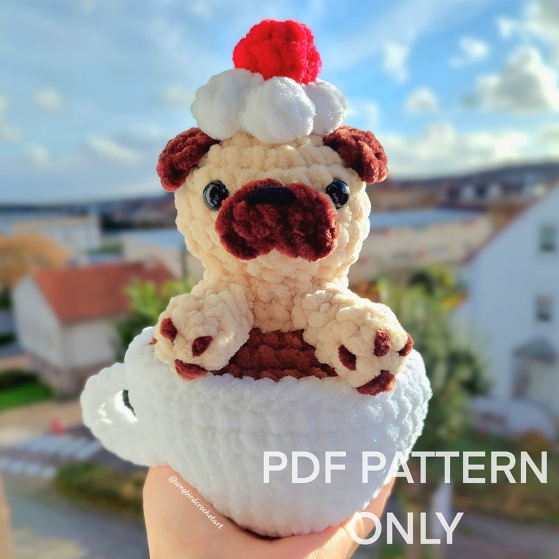 Crochet Pug Pattern - Etsy