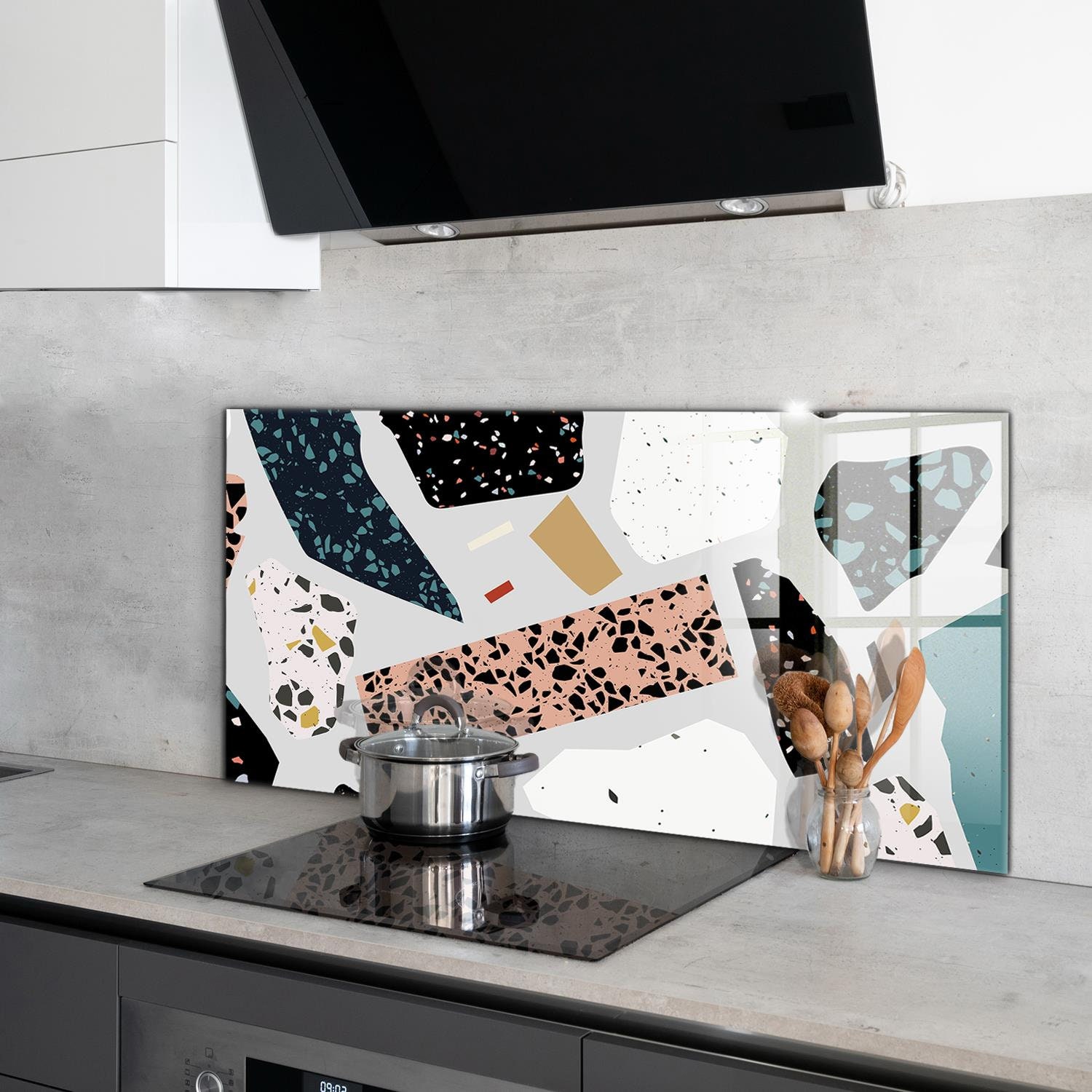 Terrazzo Granite Colorful Splashback Decorative Panels - Etsy