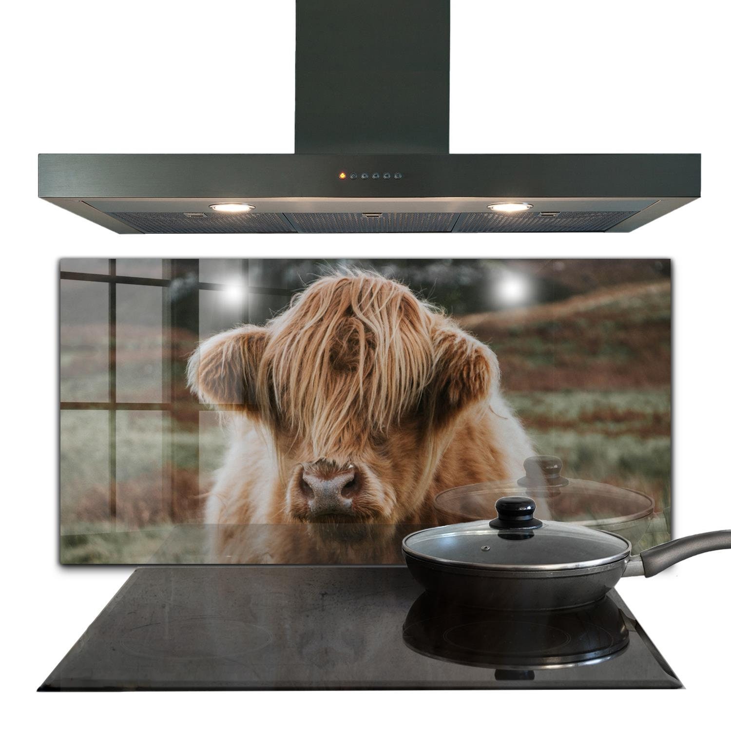 Highland Cow Style Cottage Brown Splashback Kitchen Decor - Etsy