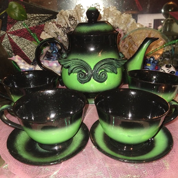 Goth Tea Set - Etsy