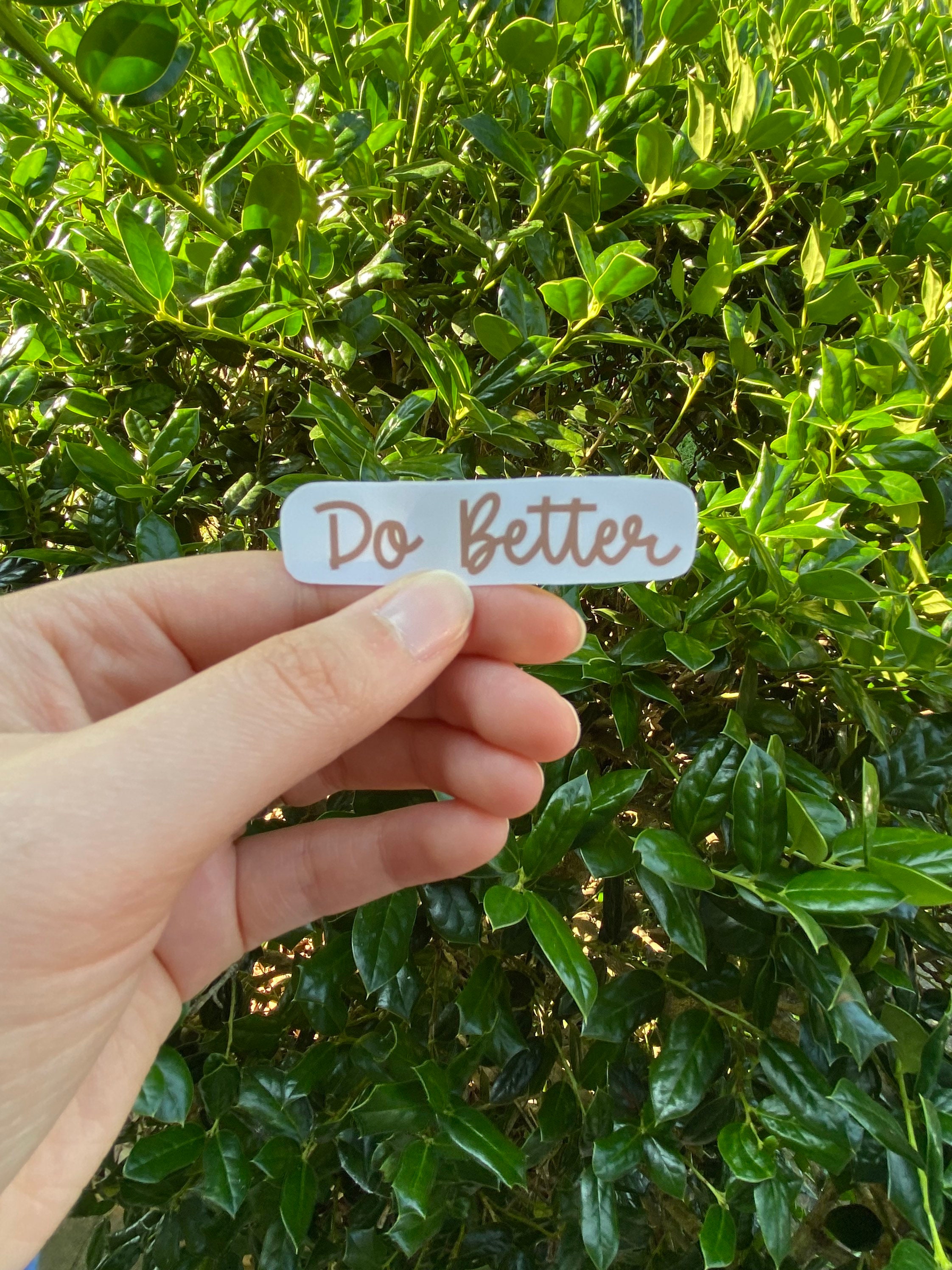 Do Better Sticker Waterproof Sticker for Water Bottles - Etsy UK