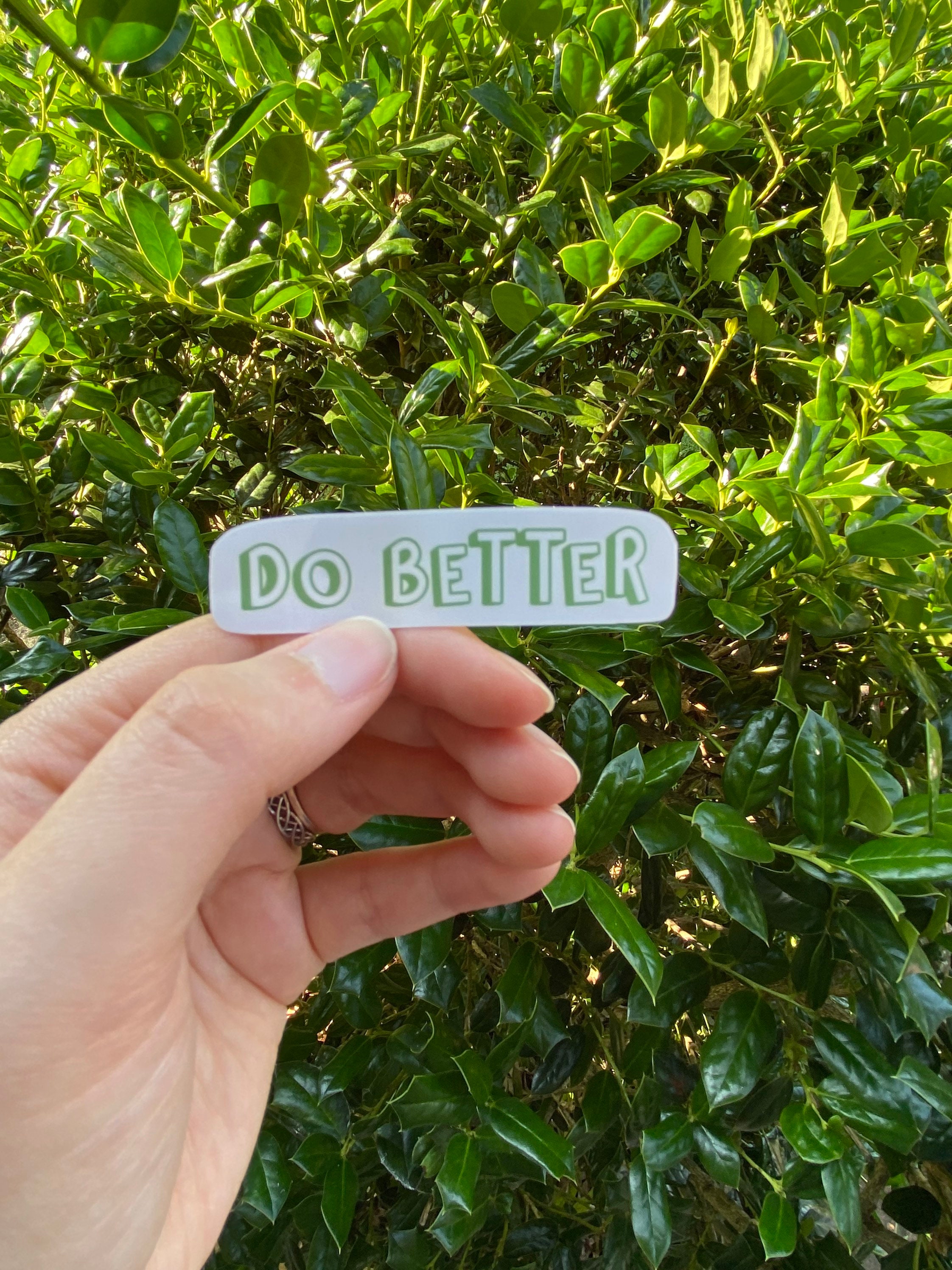 Do Better Sticker Waterproof Sticker for Water Bottles - Etsy UK