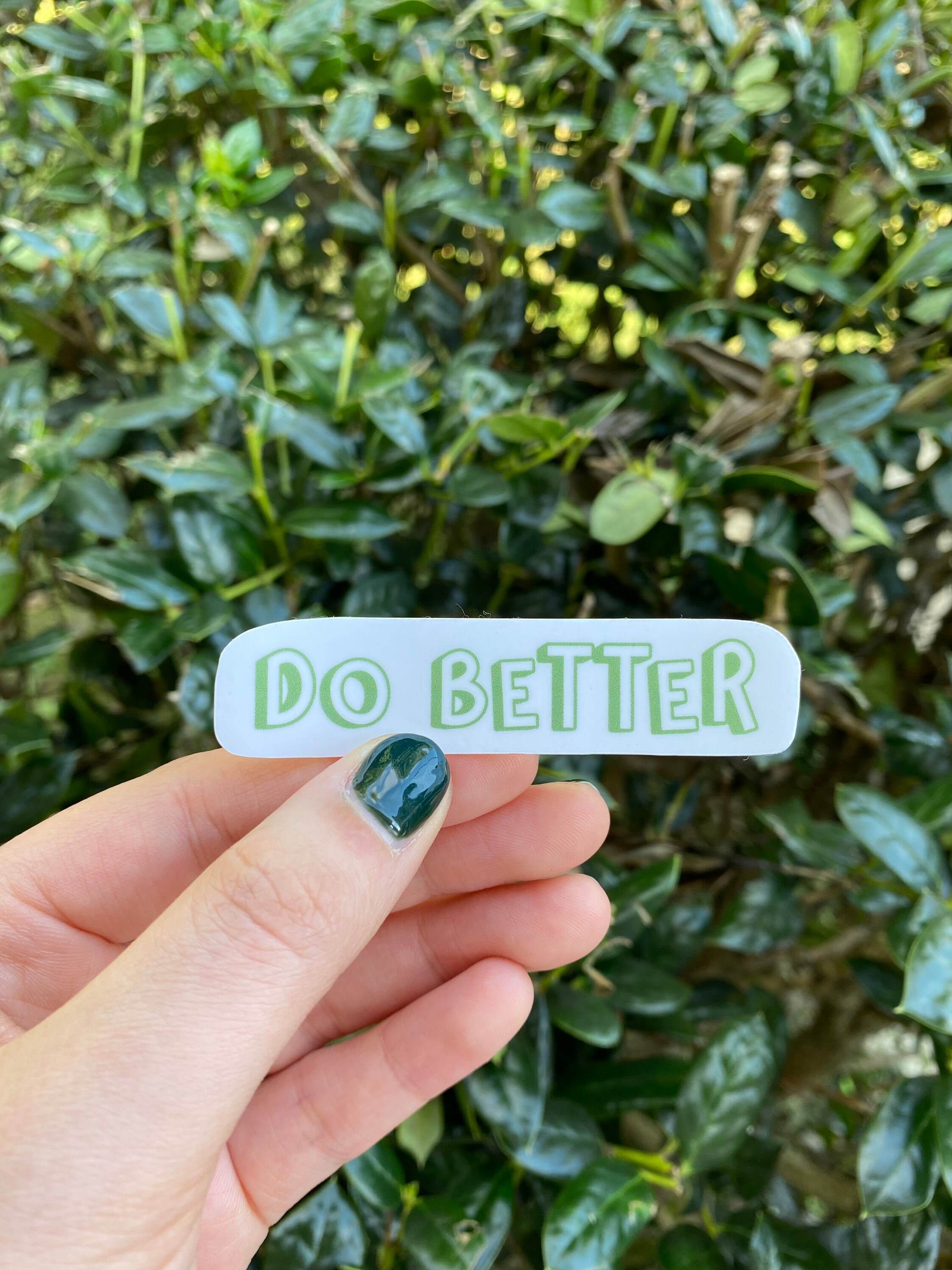 Do Better Sticker Waterproof Sticker for Water Bottles | Etsy