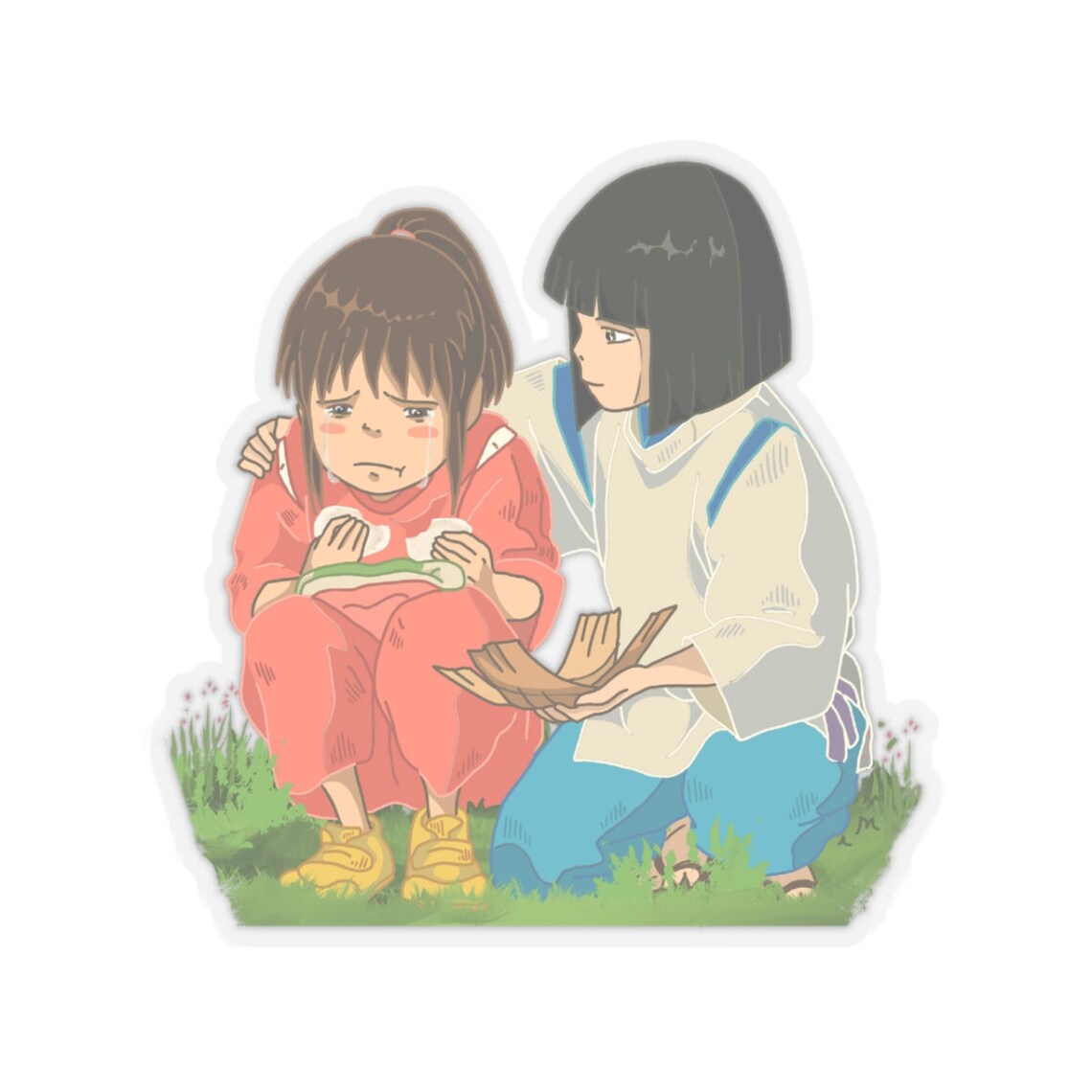 Spirited Away Sen & Haku Sticker - Etsy