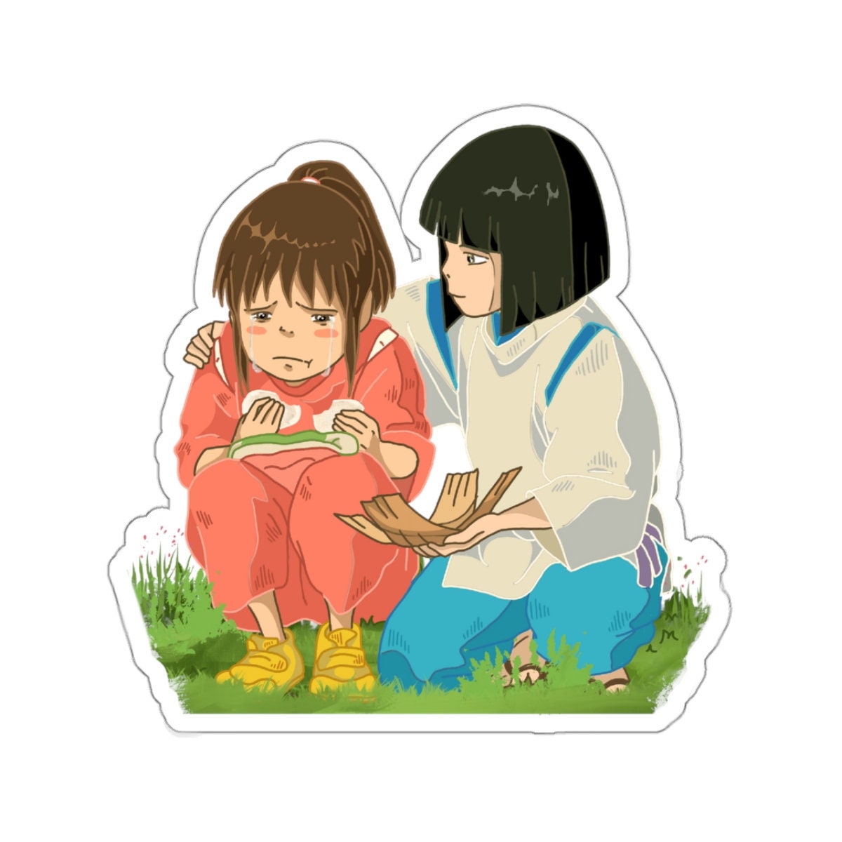 Spirited Away Sen & Haku Sticker - Etsy