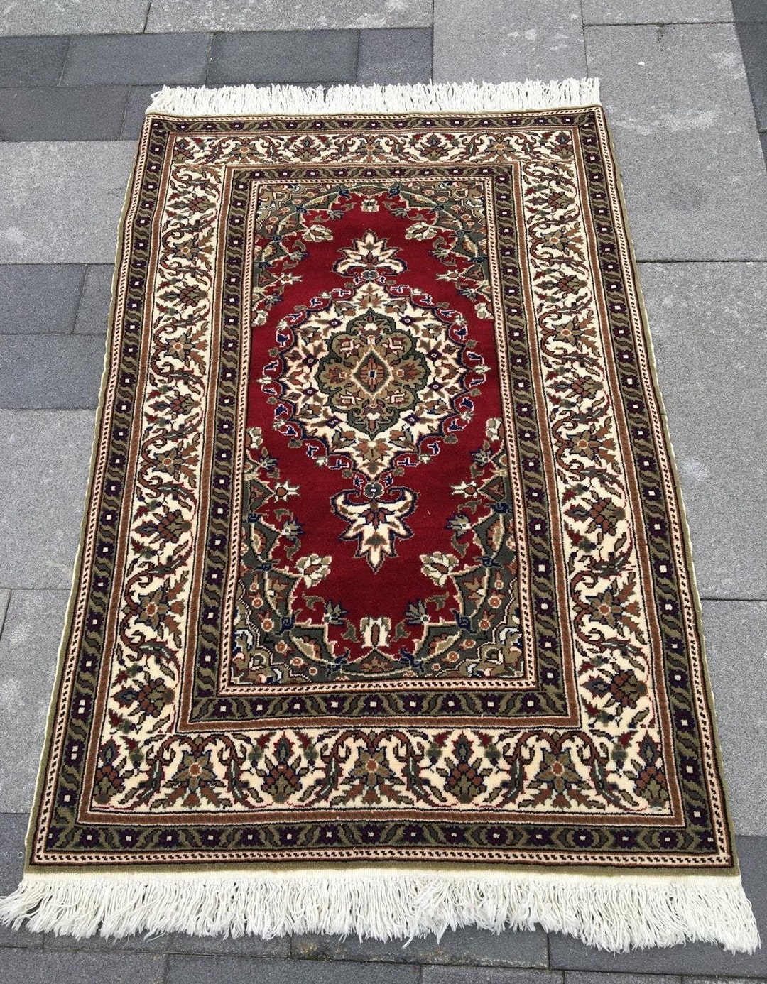 Modern Rug 3x4 Rug Aesthetic Rug Red Turkish Rug Oushak Rugs - Etsy