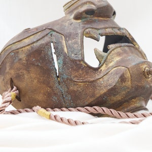 Ancient Mengu Mask, Traditional Japan Mask for Wearing & Deco Ancient ...