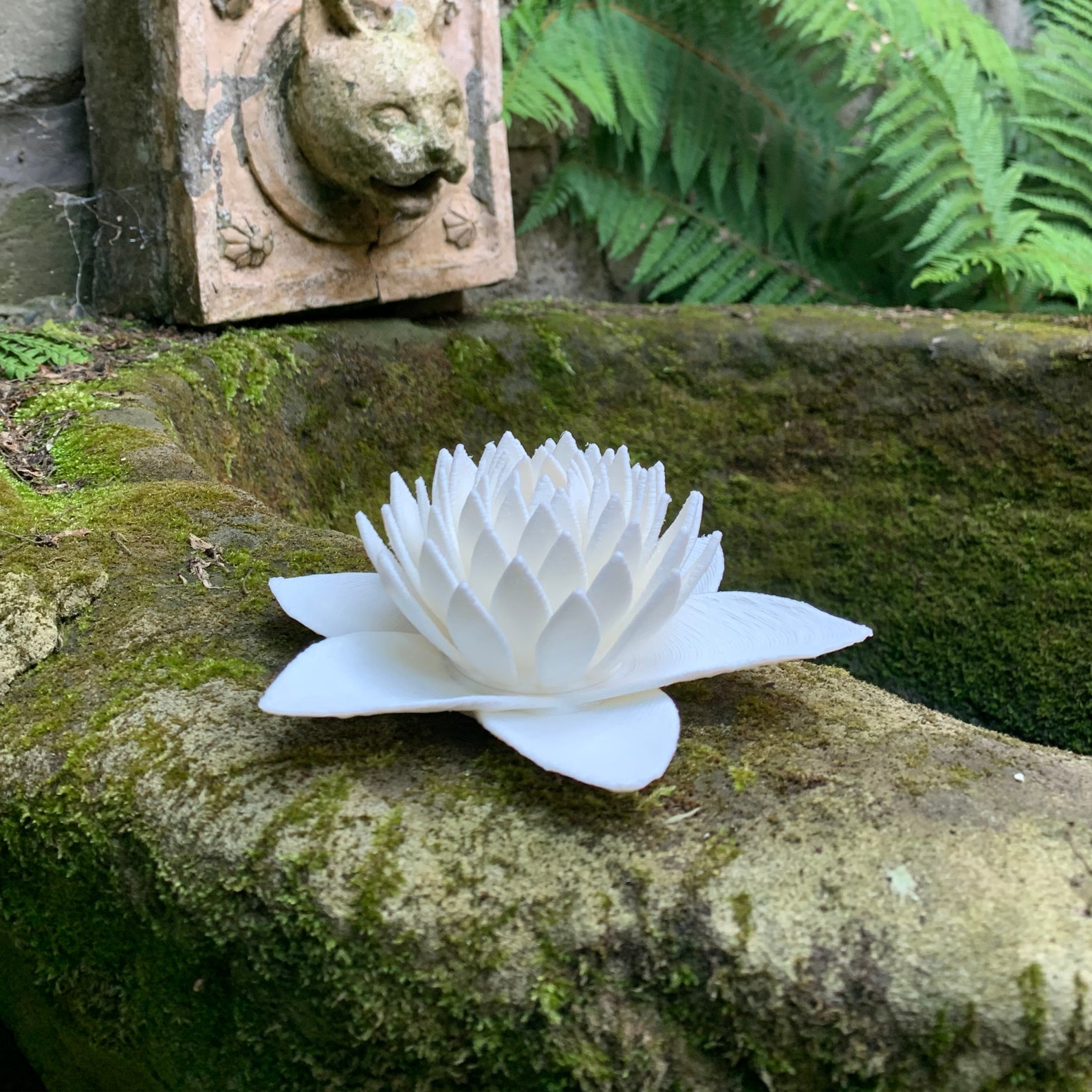 Light Lotus a Delicate Lamp in Harmony With Nature / Lotus - Etsy