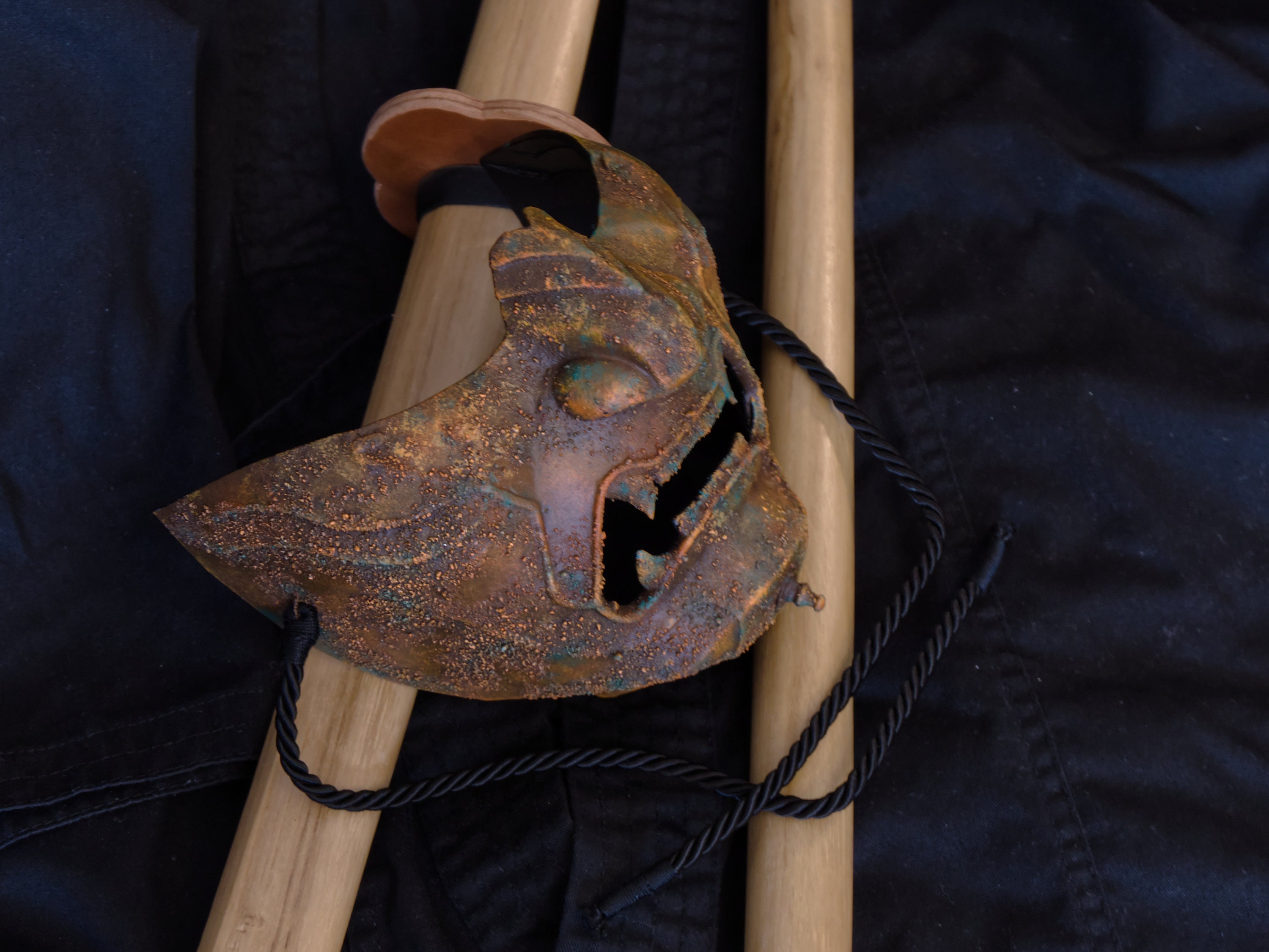 Rusted Mengu Mask a Traditional Japan Mask for Wearing & Deco - Etsy