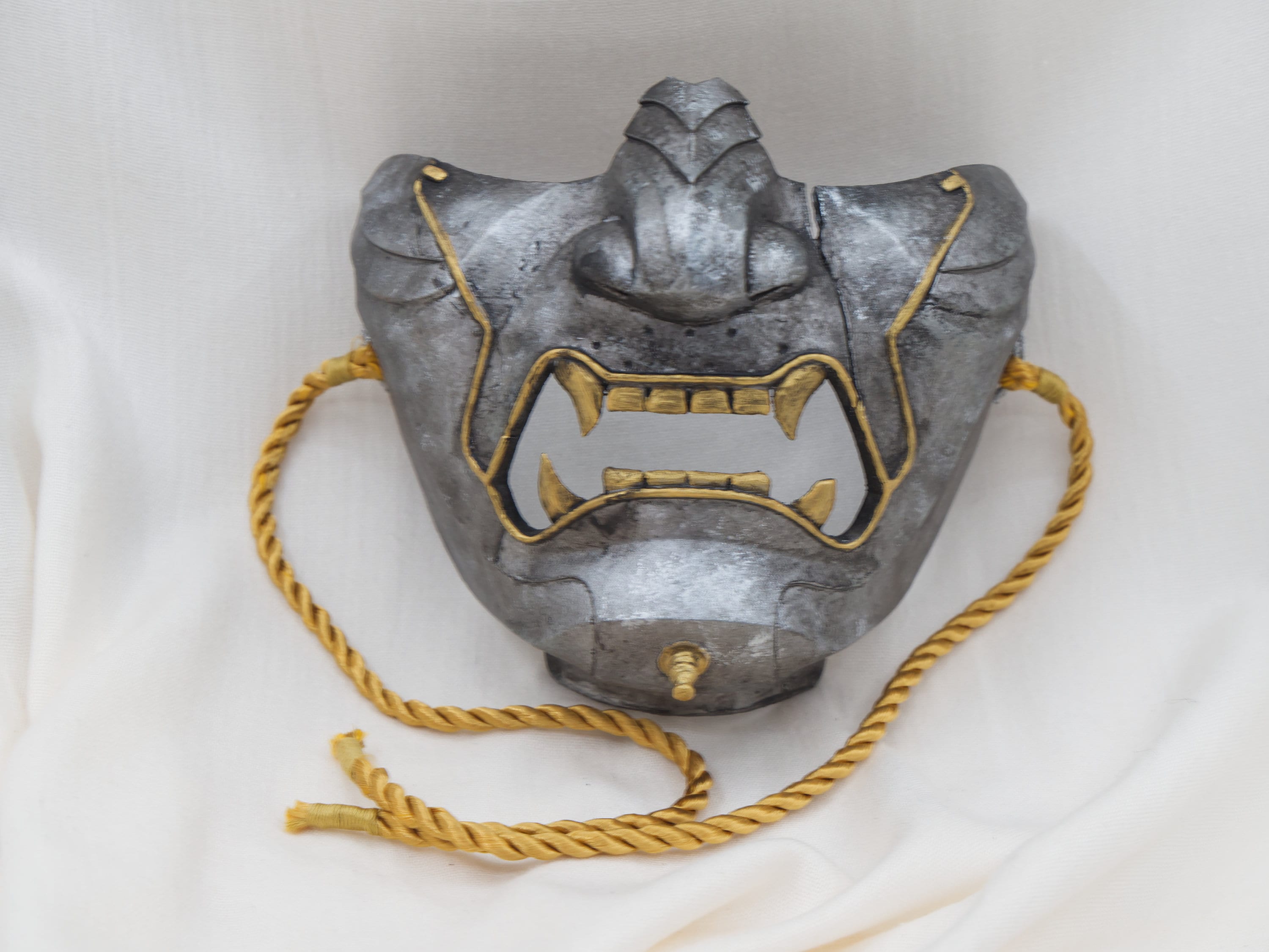 Metal Mengu Mask, Traditional Japan Mask for Wearing & Decoration Metal ...